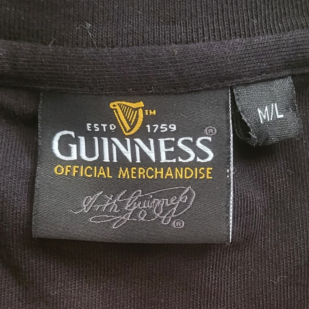 Guinness Beer Official Merchandise Embroidered Logo T… - Gem